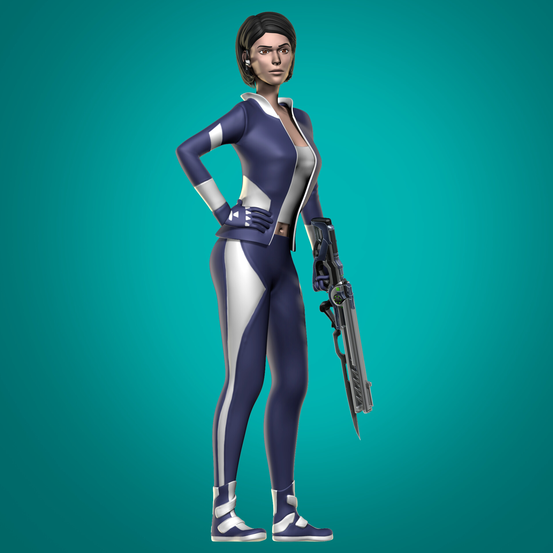 ArtStation - Futuristic Agent