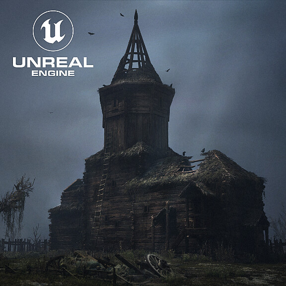 ArtStation - The Witcher I - Swamp Cemetery tribute