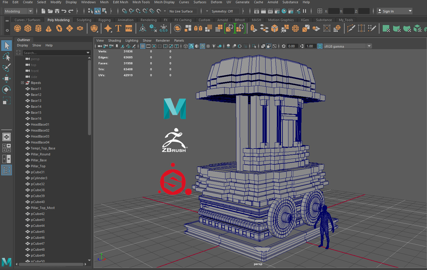 ArtStation - Work in Progress Files from (various projects): Maya ...
