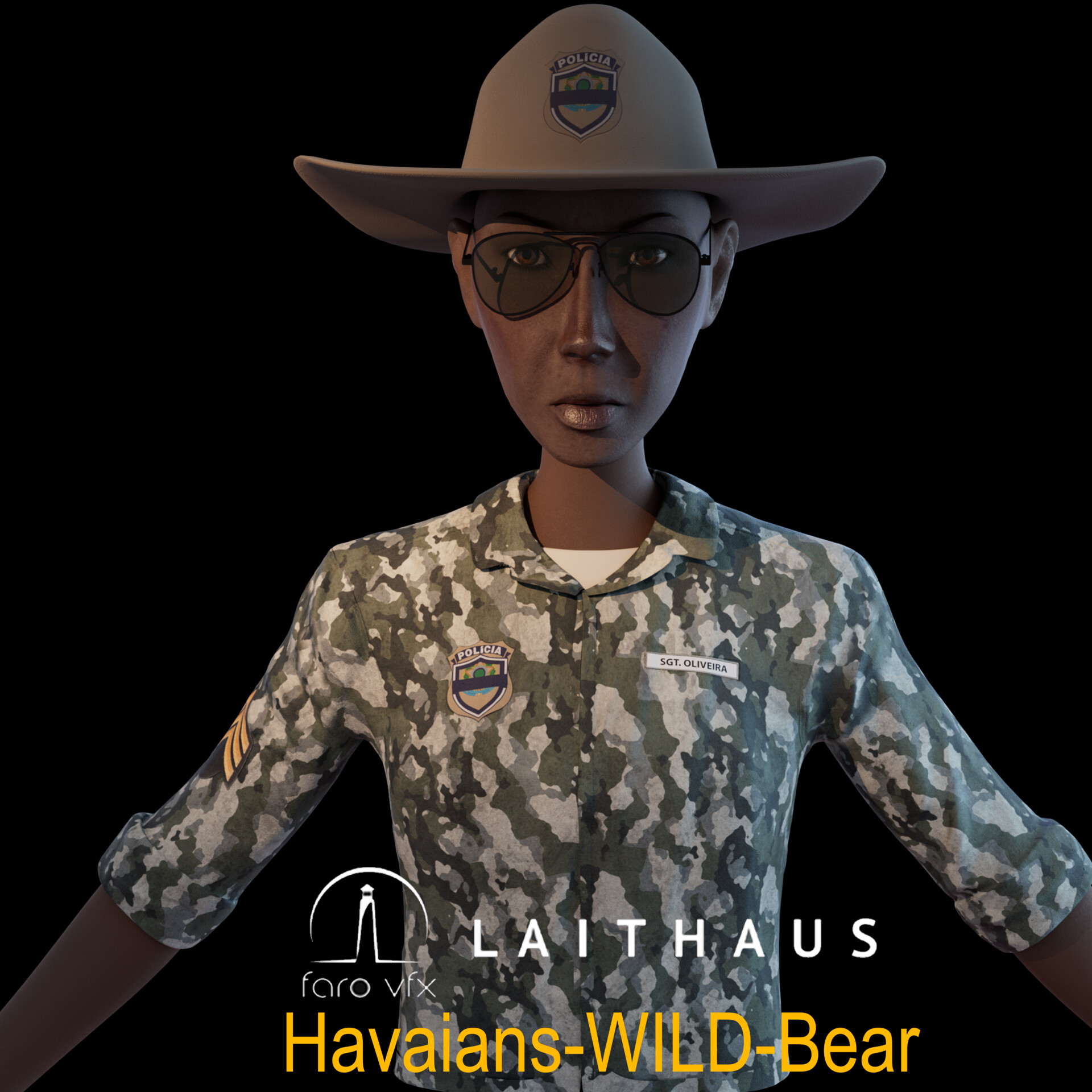 ArtStation - Character LookDev for Havaianas | WILD | Bear