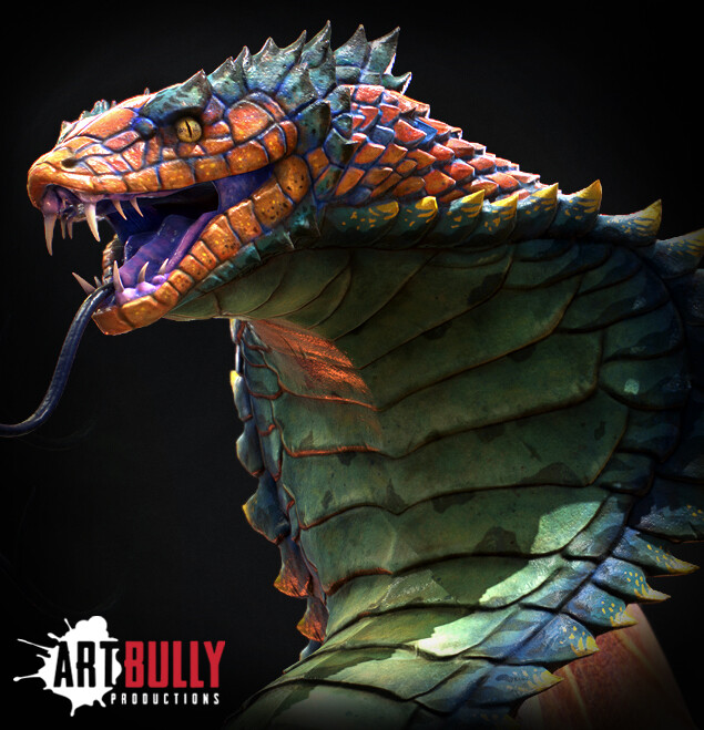 ArtStation - Wyvern Serpent
