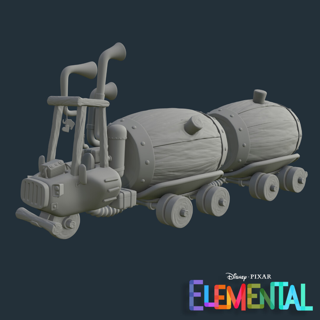 ArtStation - ELEMENTAL - earth vehicle