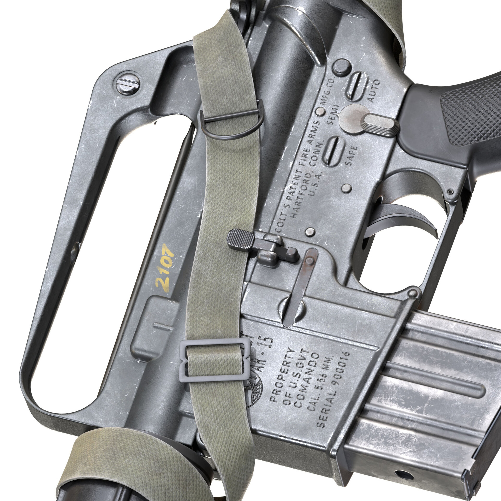 ArtStation - AR 15 XM 177 E1