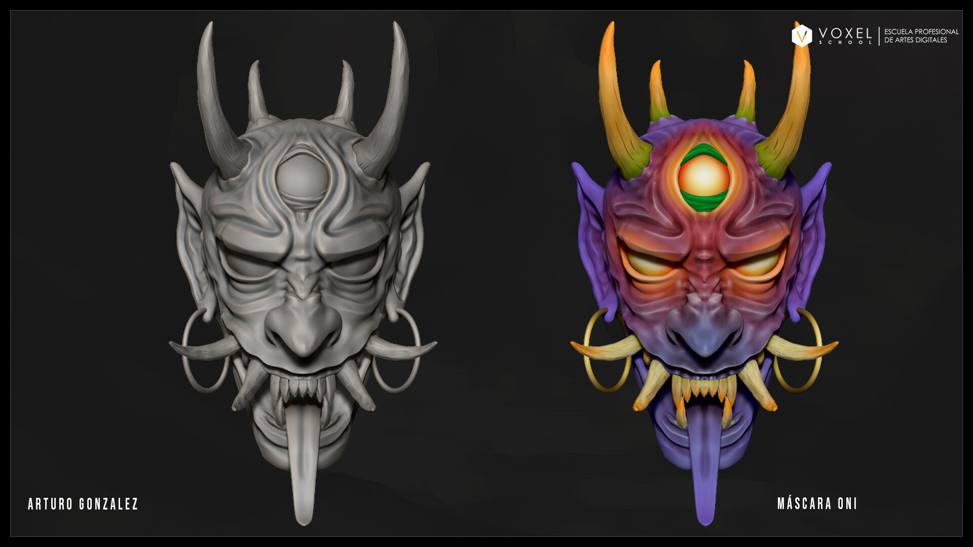 ArtStation - Oni Mask