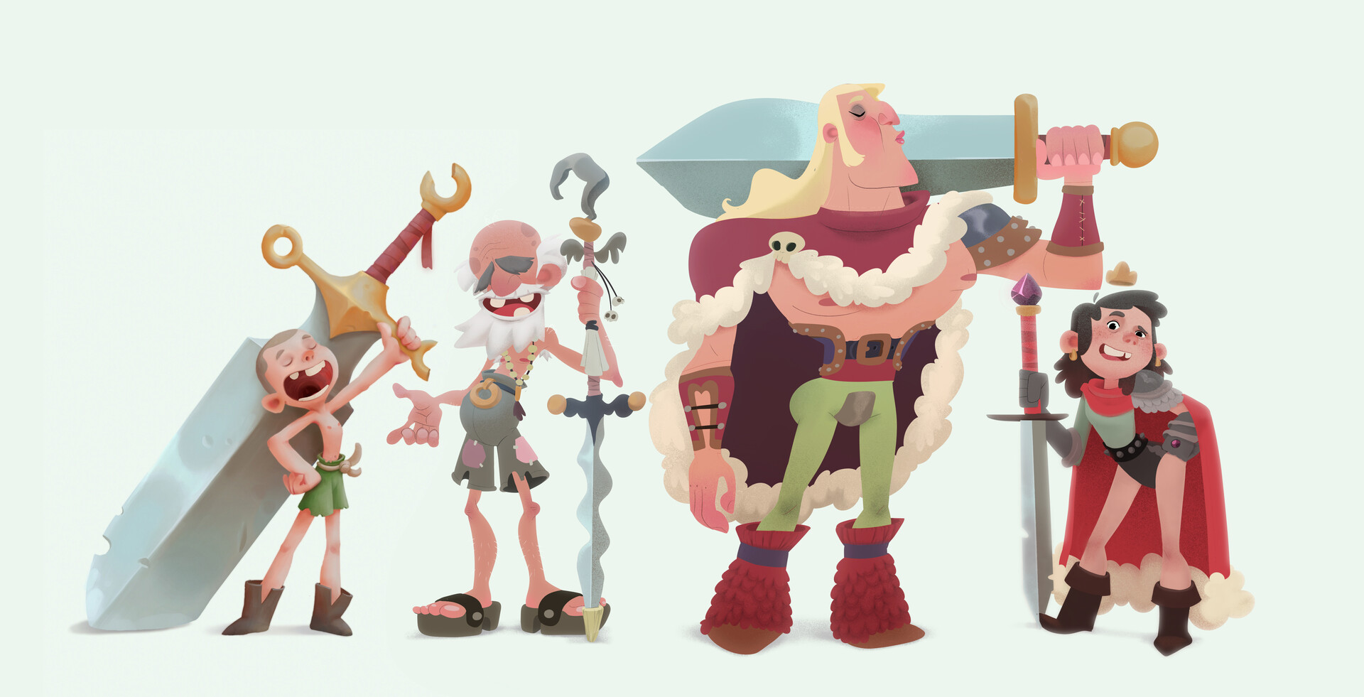 ArtStation - characters for TV show