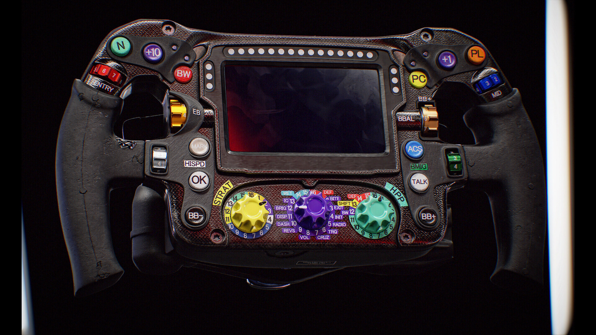 ArtStation - Mercedes W13 F1 steering wheel