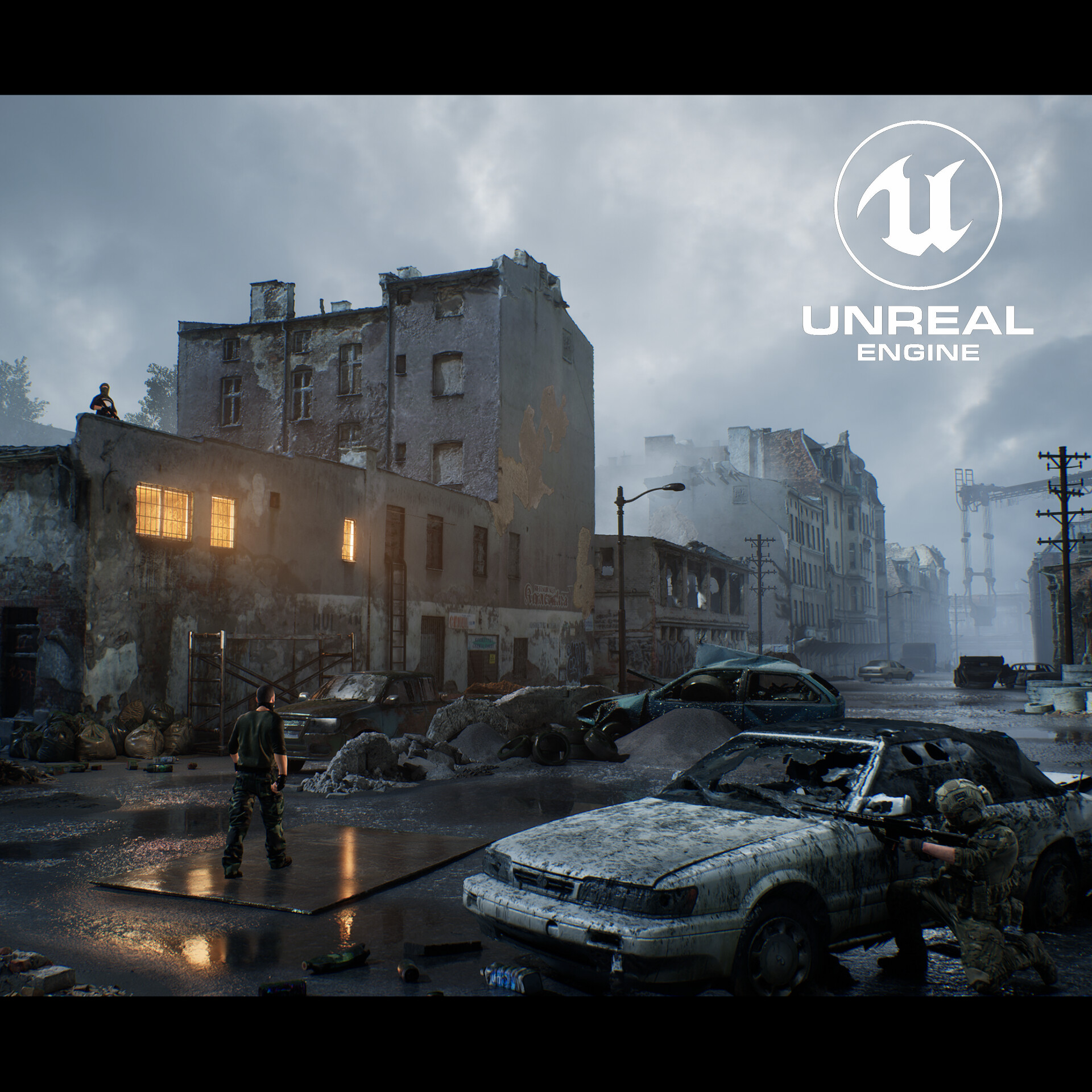 ArtStation - 3D Environments in Unreal Engine 5 "Street"