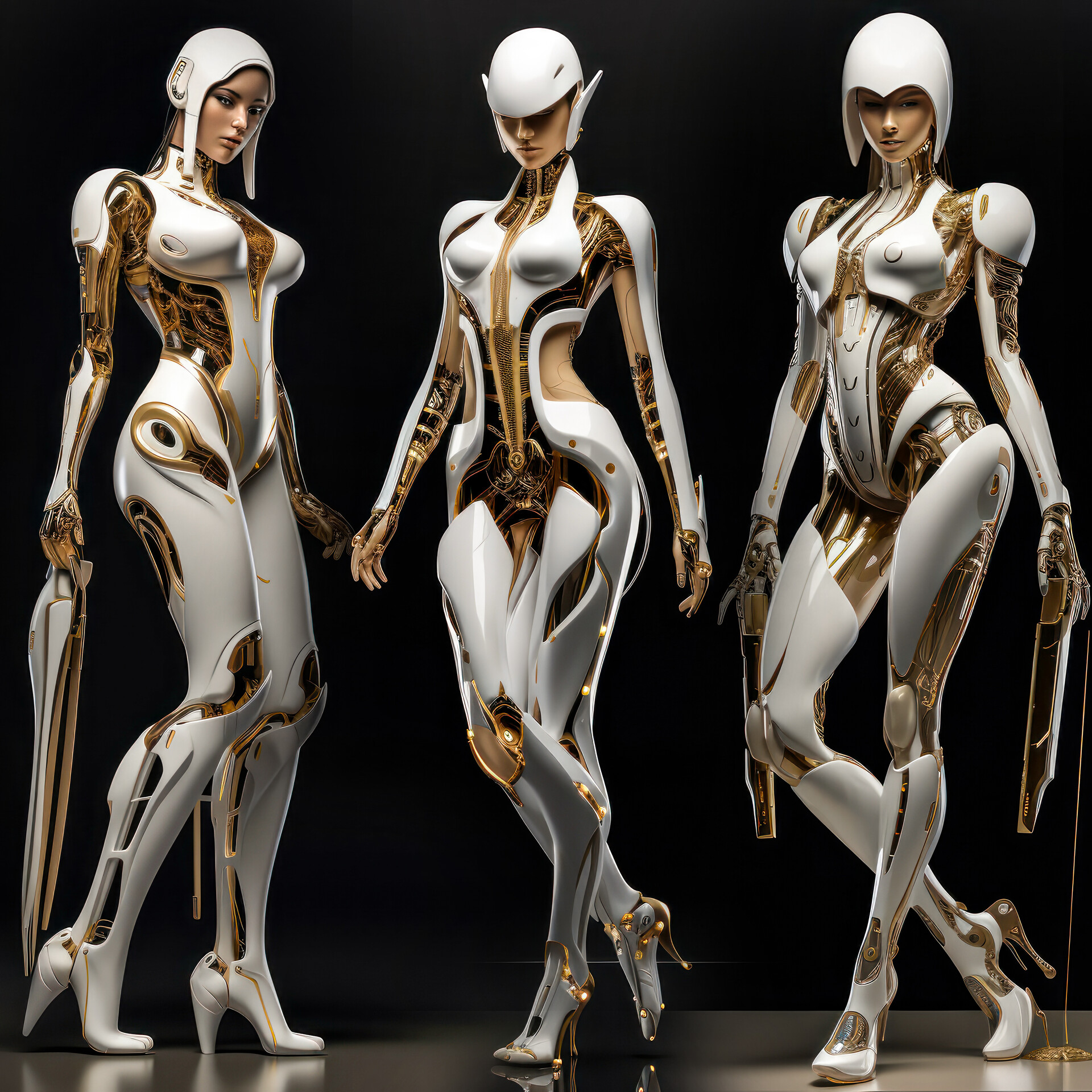 ArtStation - +250 Scifi Robotic Woman - Reference Pack