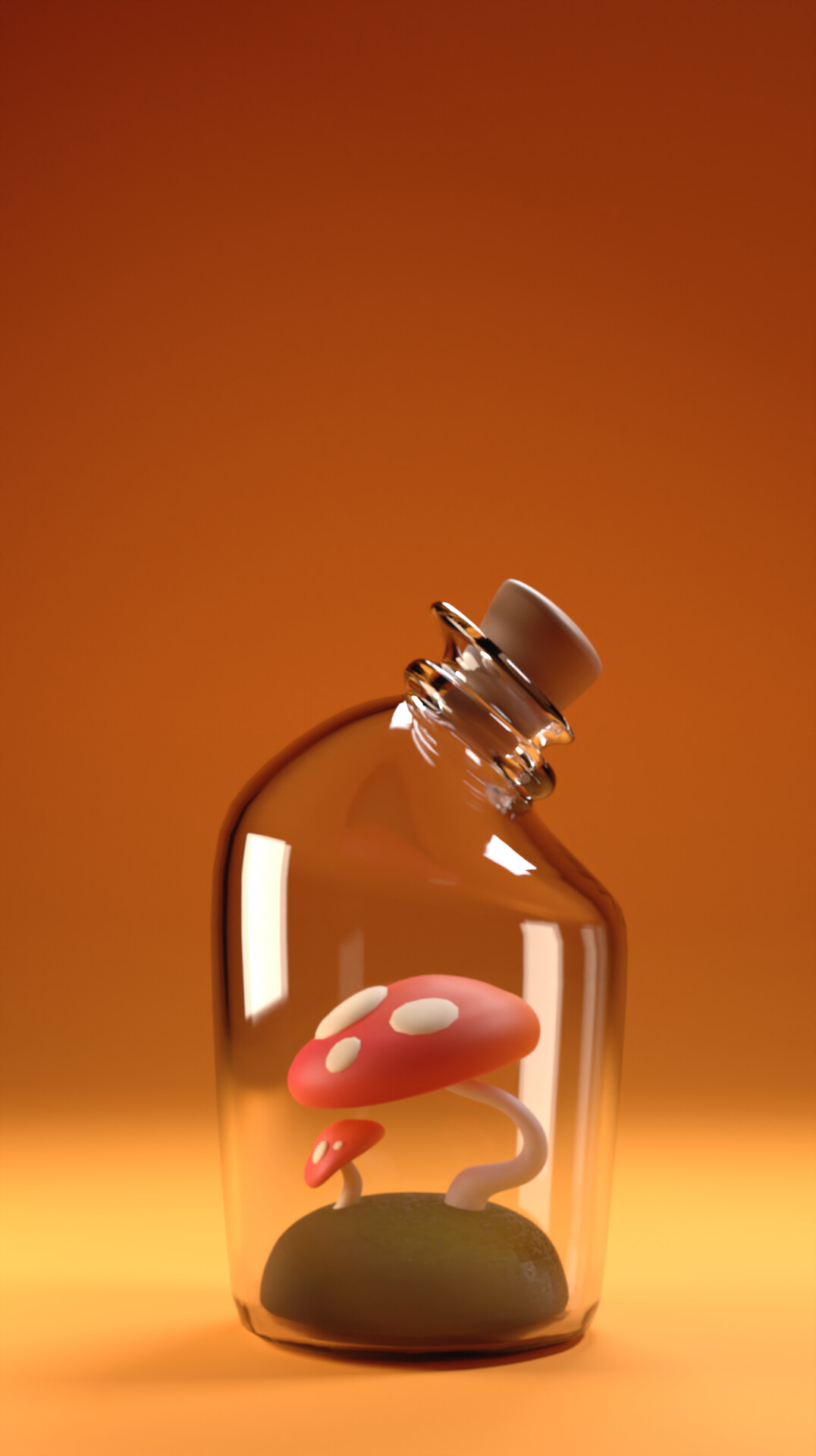 ArtStation - Shrooms in a bottle