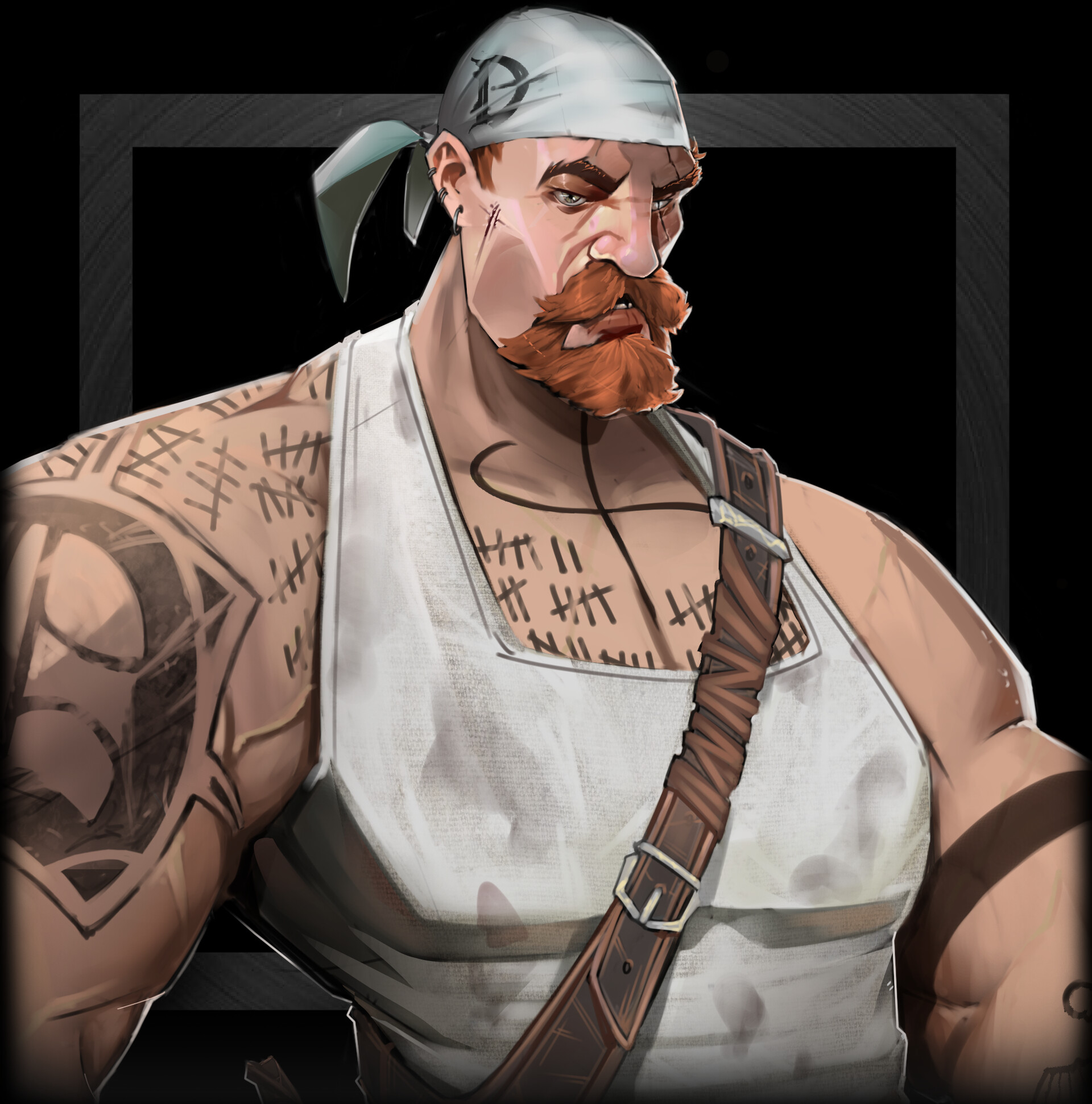 ArtStation - Arkon, A low Morkoth retired gang member