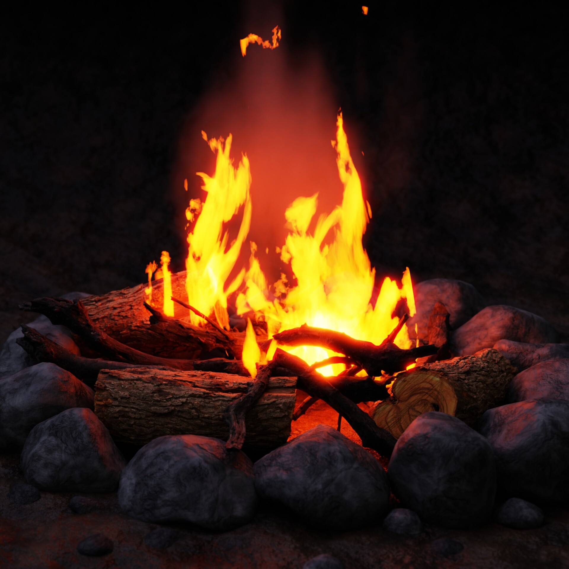 ArtStation - Procedural Animated Fire & Smoke 🔥 (Blender Tutorial)