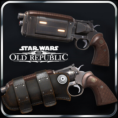 ArtStation - SWTOR | CP-2 Bryar Pistol