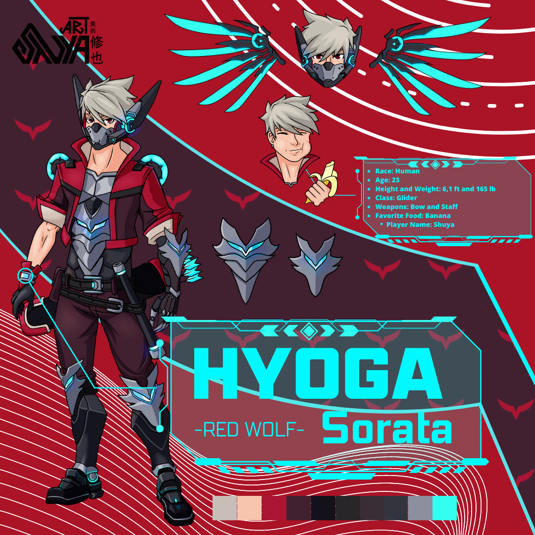 ArtStation - Hyoga Sorata - Red Wolf