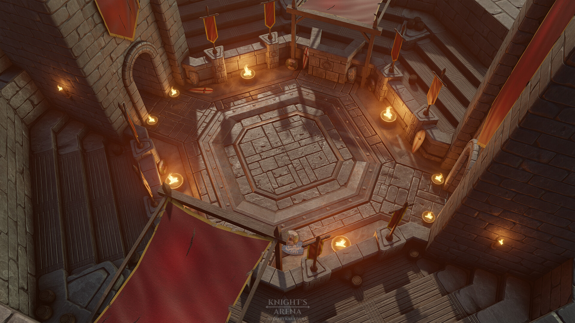ArtStation - Knight's Arena