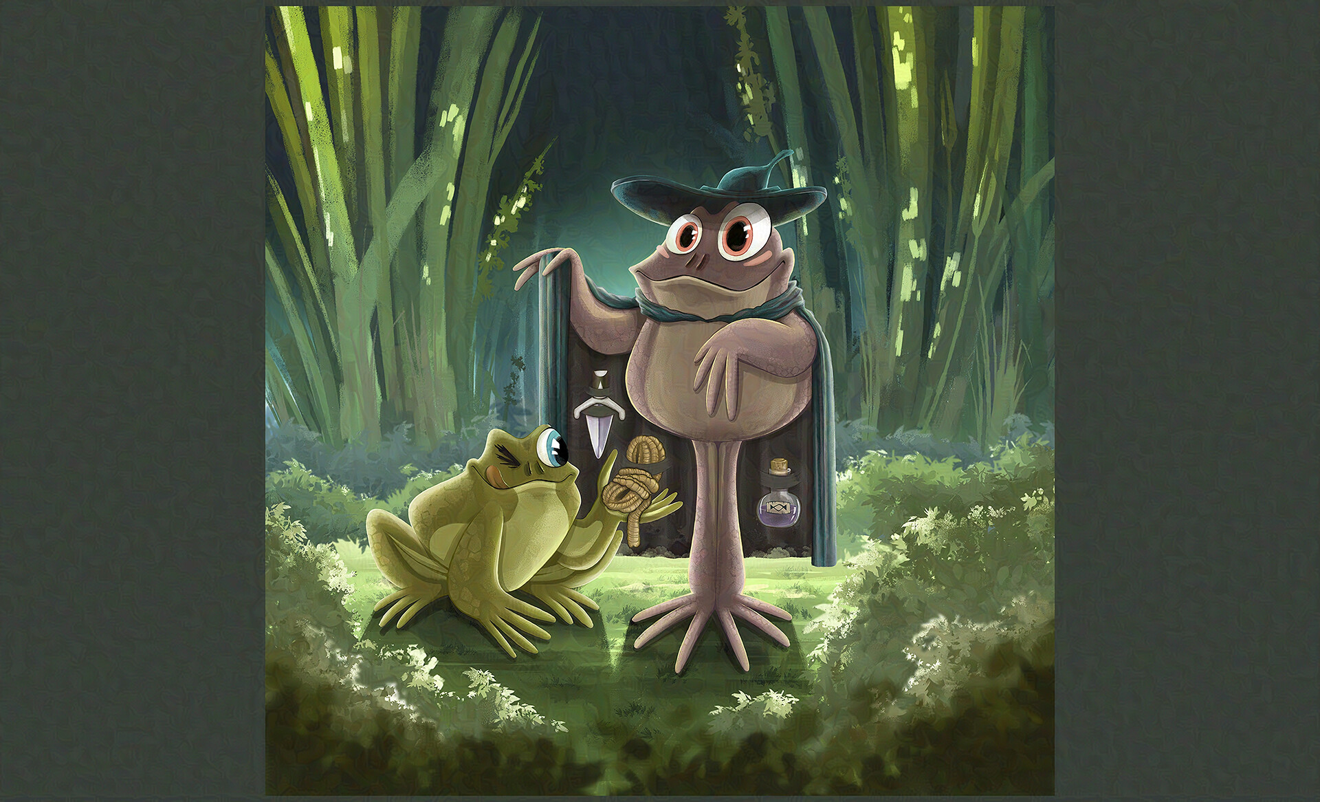 ArtStation - The merchant toad