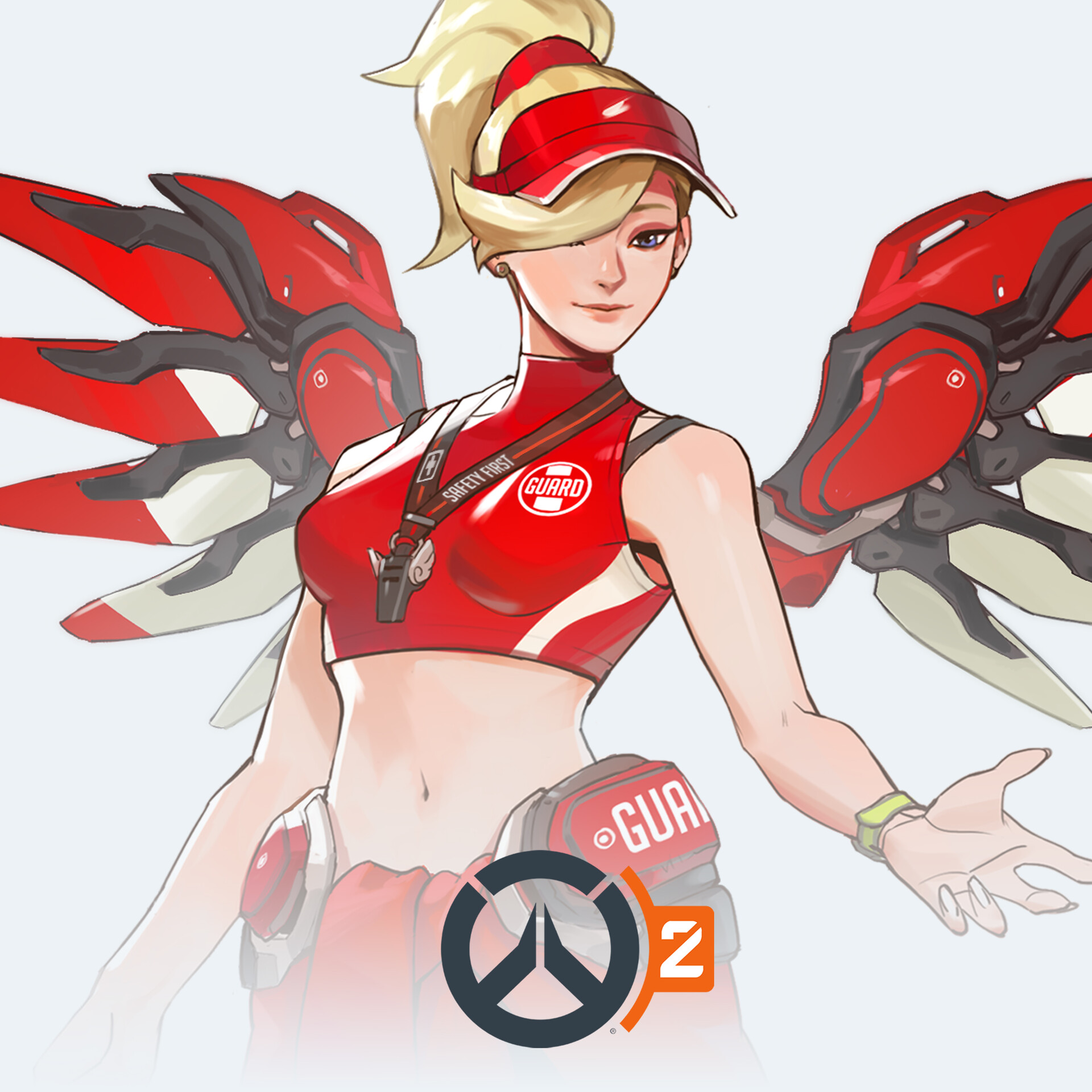 Artstation Overwatch Lifeguard Mercy