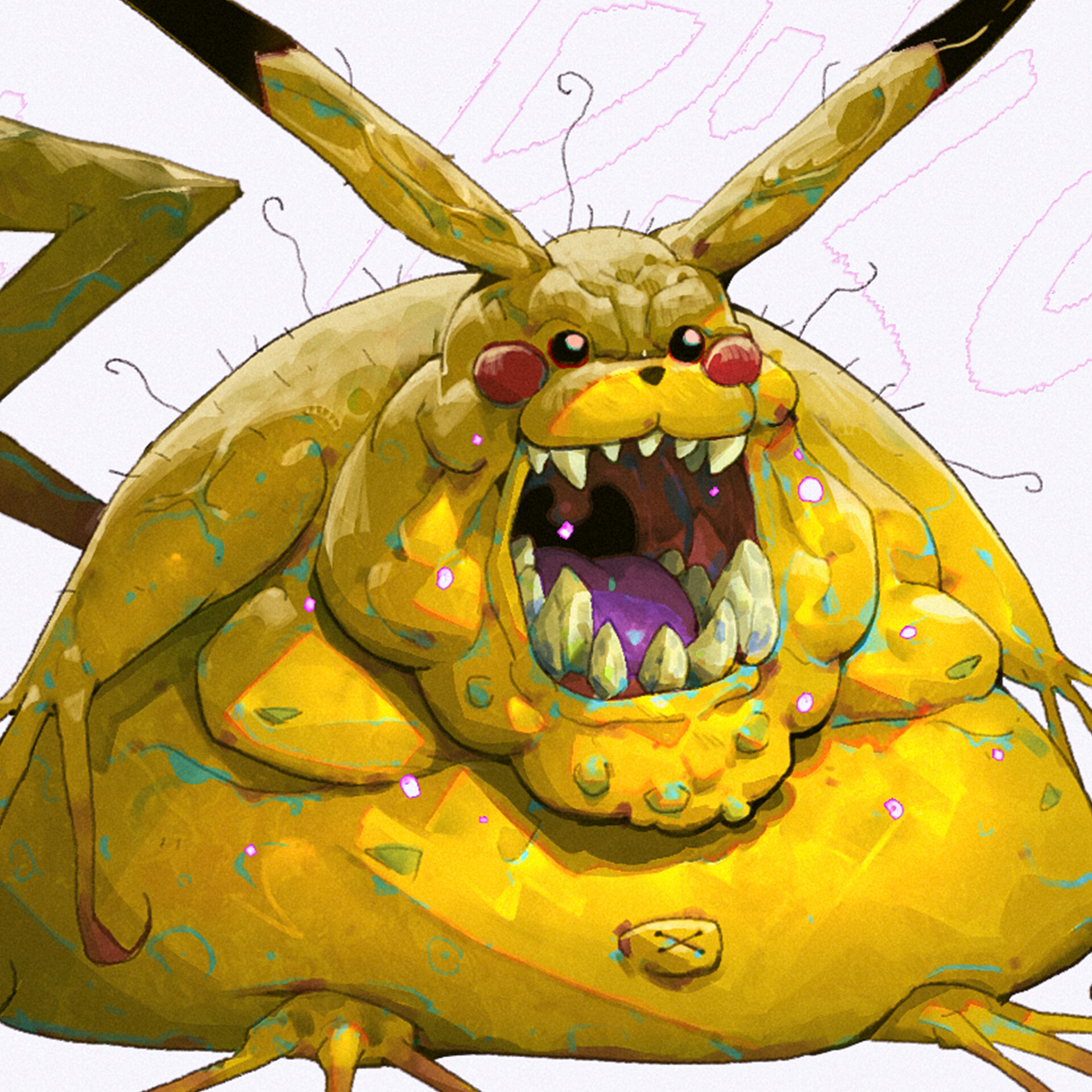 ArtStation - 日练 - PIKAPIKA-一坨皮卡丘~