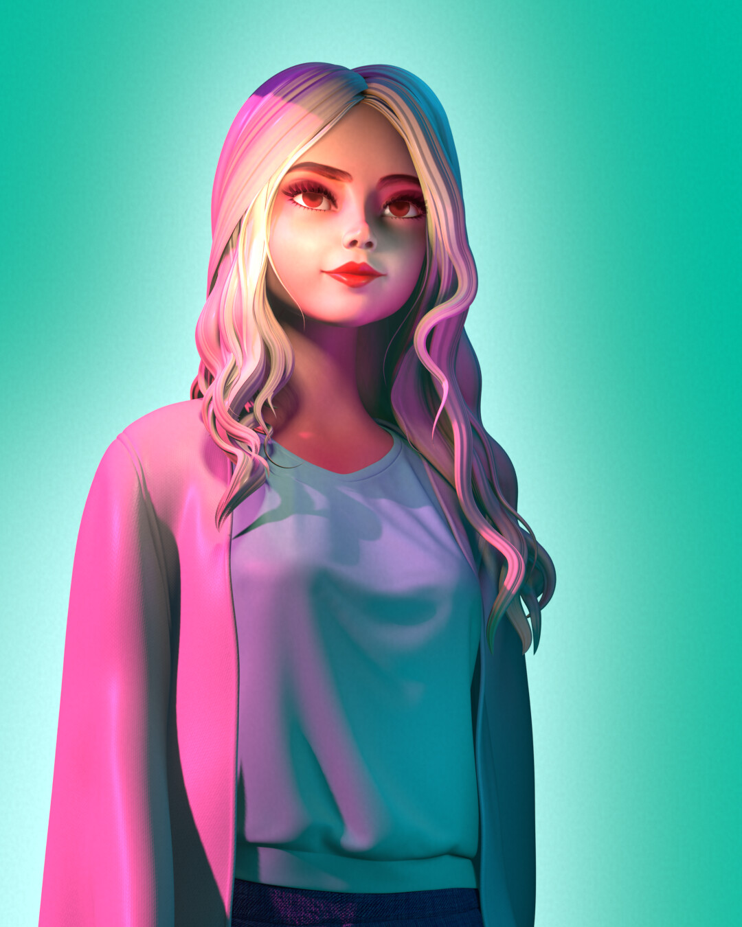 ArtStation - Neon Lass / Неонова Девойка