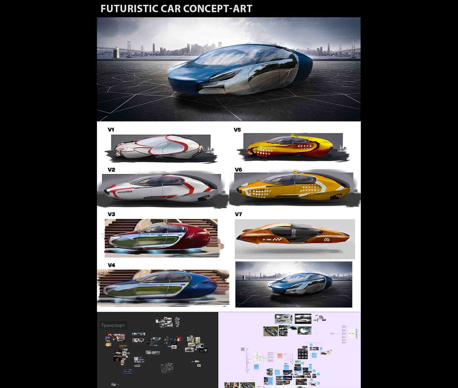 ArtStation - Futuristic Car Concepts