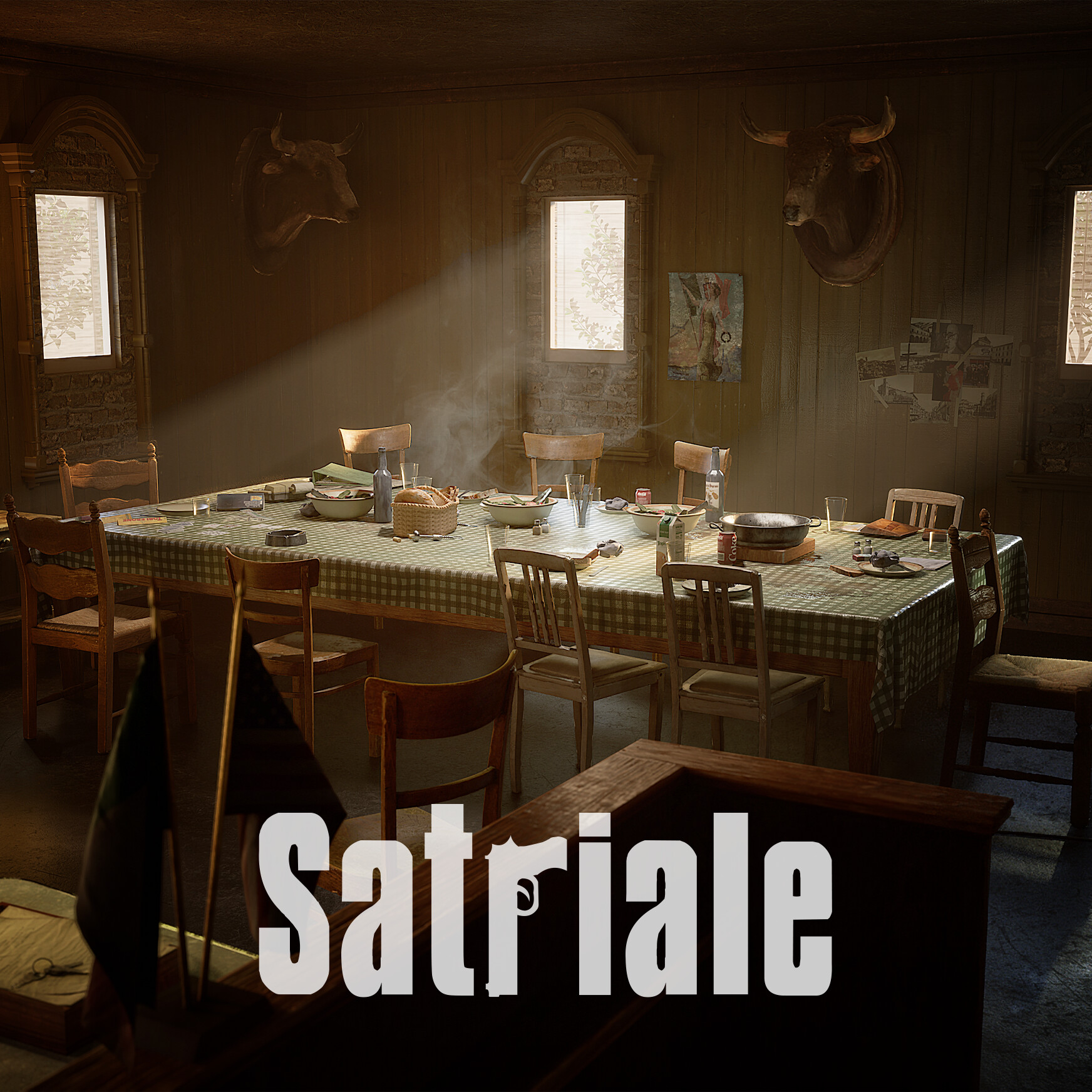 ArtStation - Satriale's – The Sopranos fan art