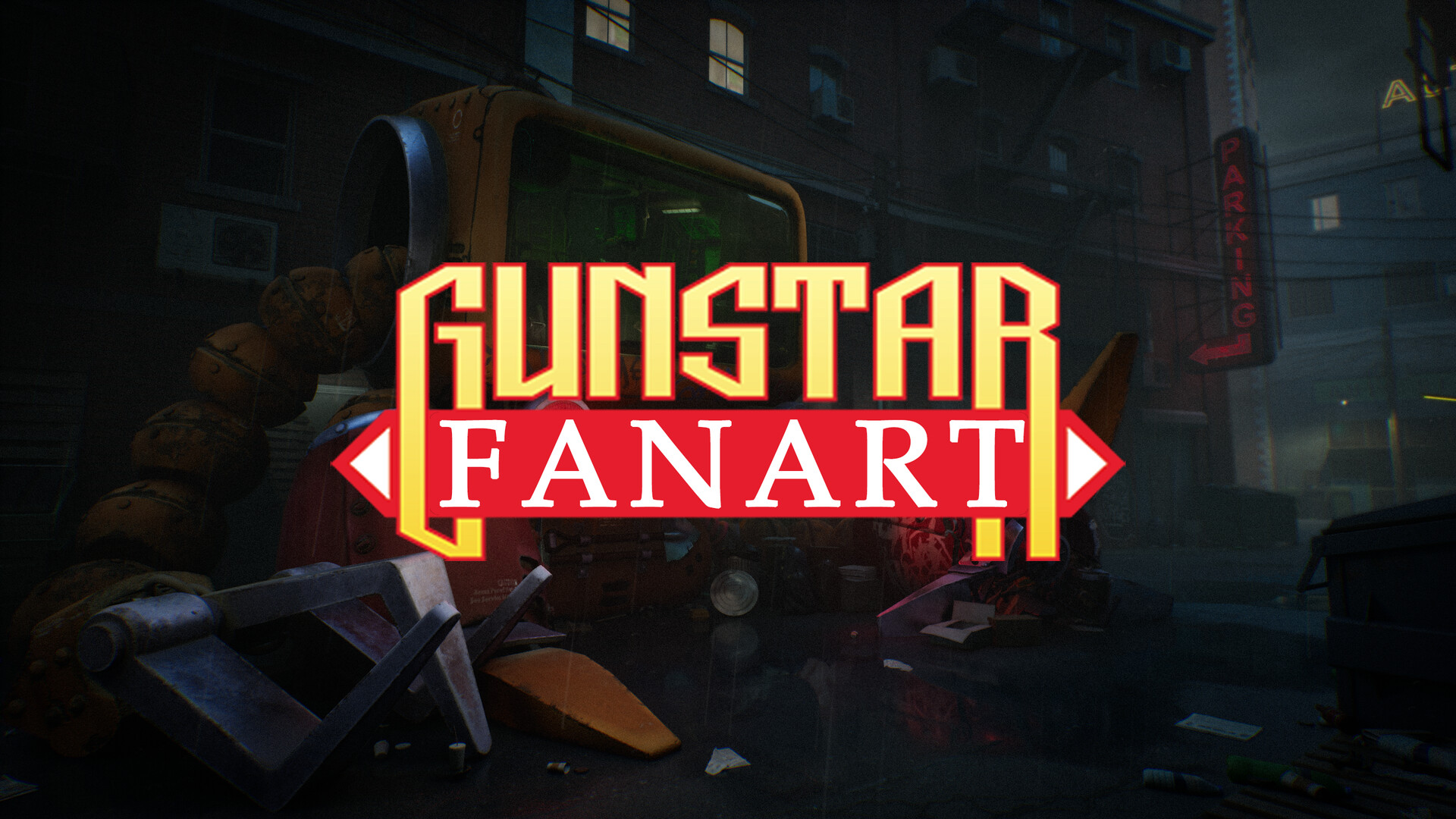 Justin Dorion - Gunstar Heroes - Fan Art: Pink Roader.