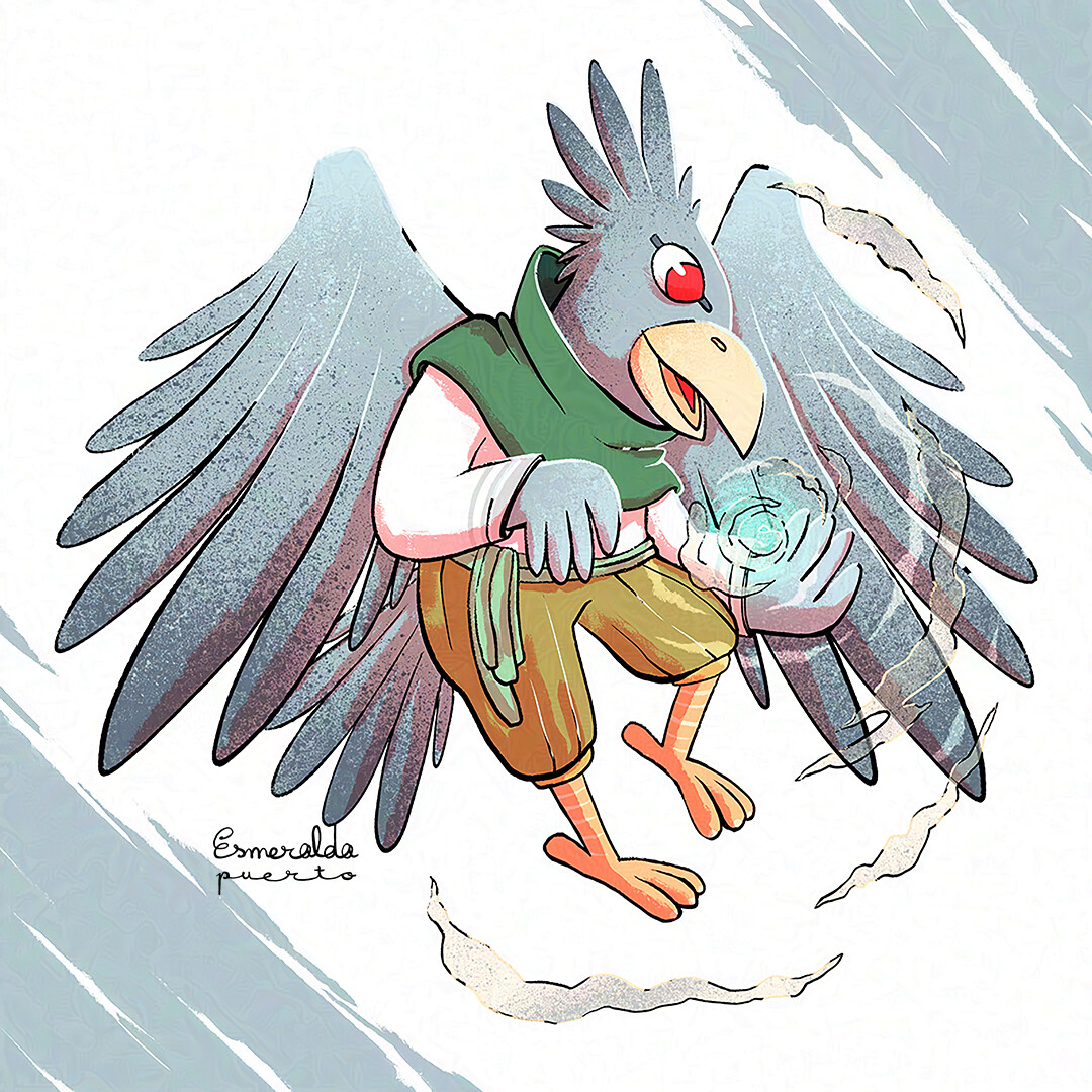 ArtStation - Wind Elemental Warrior