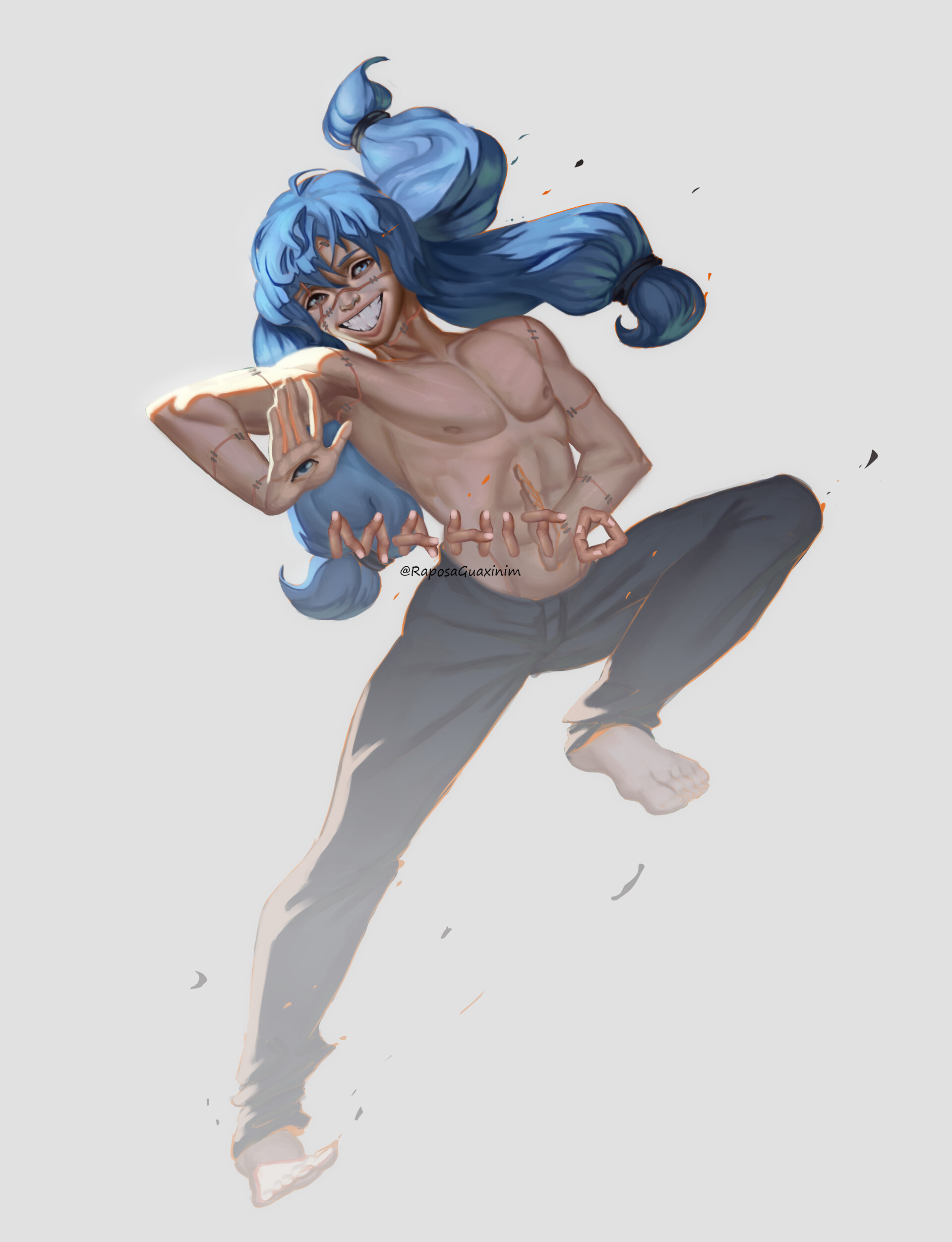 ArtStation - Fanart Mahito Jujutsu kaisen