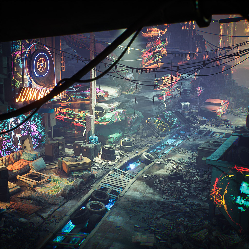 ArtStation - Scrapyard Environment Kit