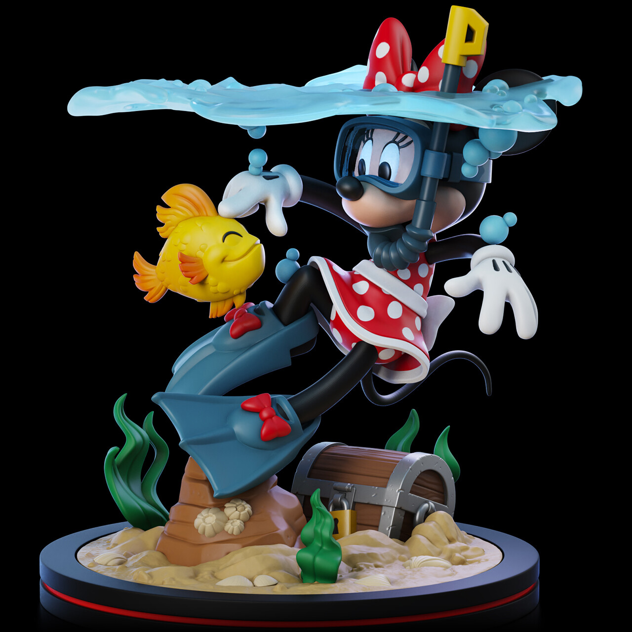 Art of Jose - Minnie on Vacation (Q-Fig)