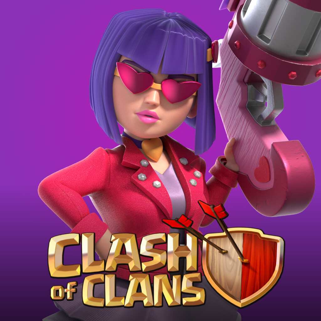 Surface Digital - Clash of Clans : Valentines Queen