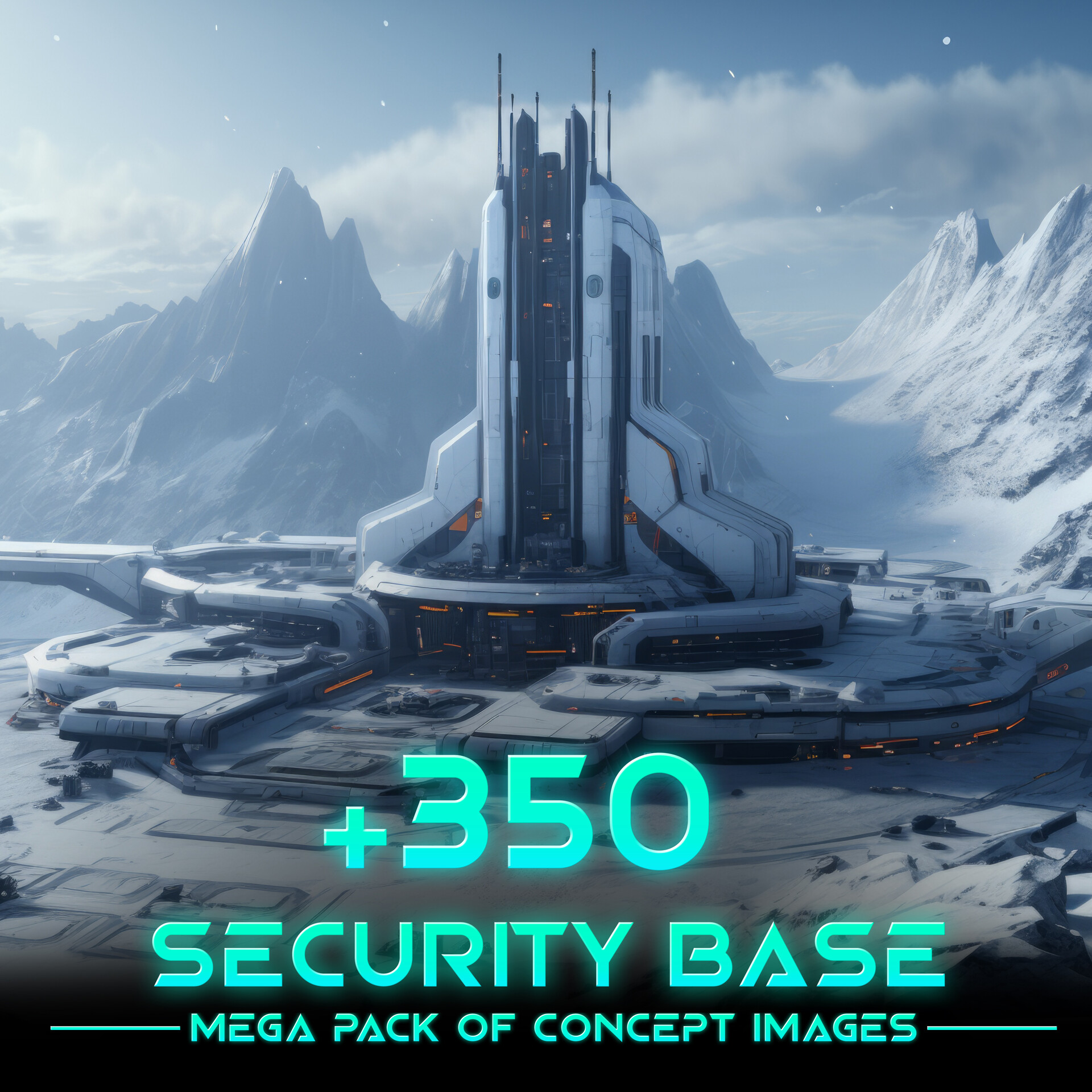 Futures Station - Security Base Pack | Snow Base | 4k Concepts Images ...