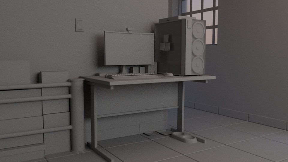 ArtStation - MY DESK RENDER