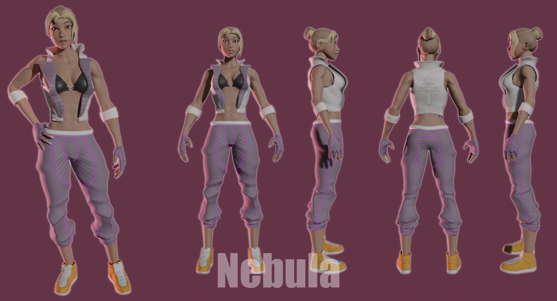 ArtStation - Nebula: Fortnite Inspired 3D Character