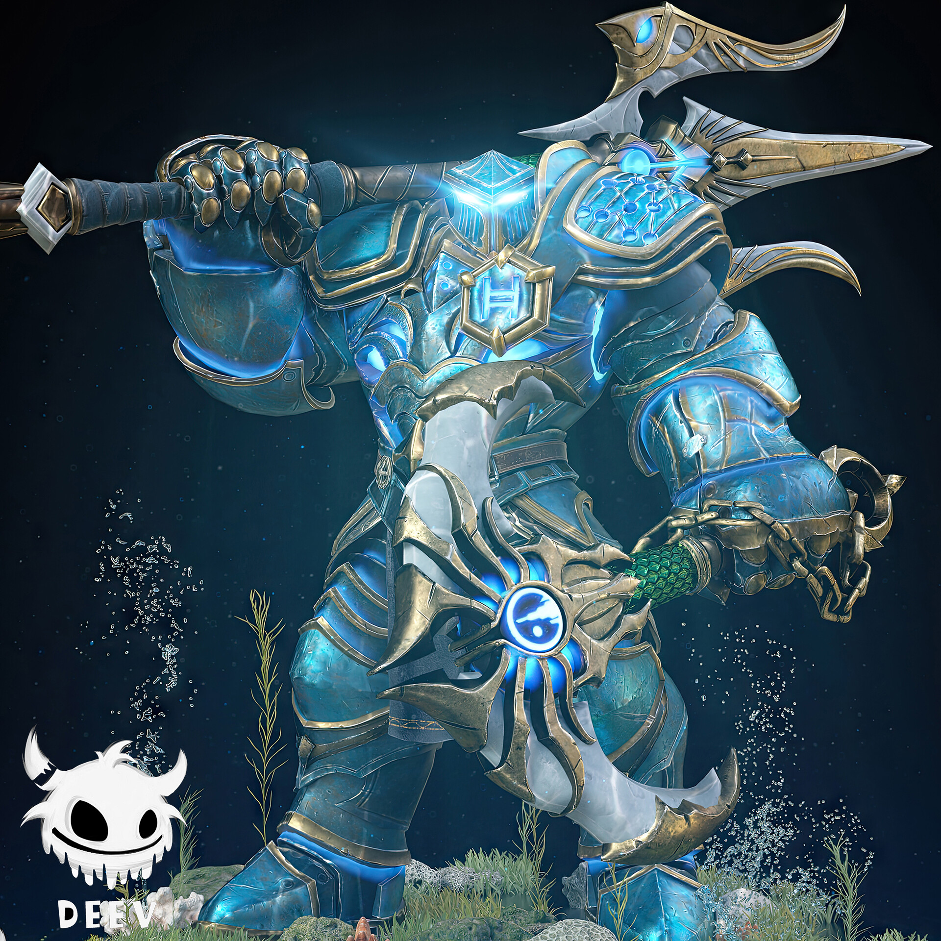 ArtStation - Hedera Guardian, Ocean Knight