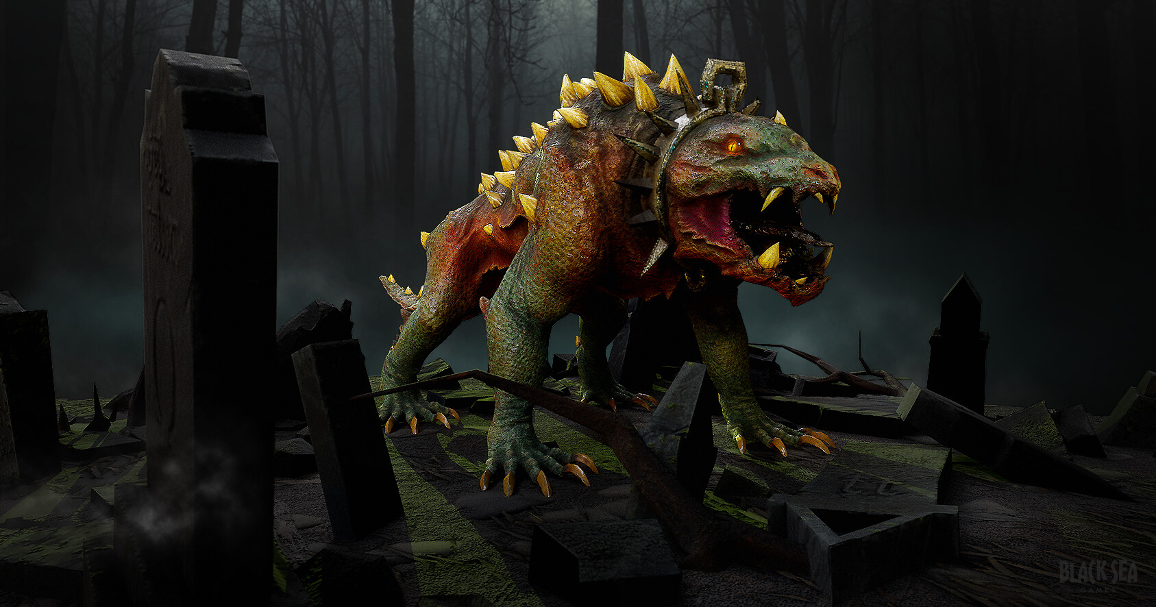 ArtStation - Lizard-dog