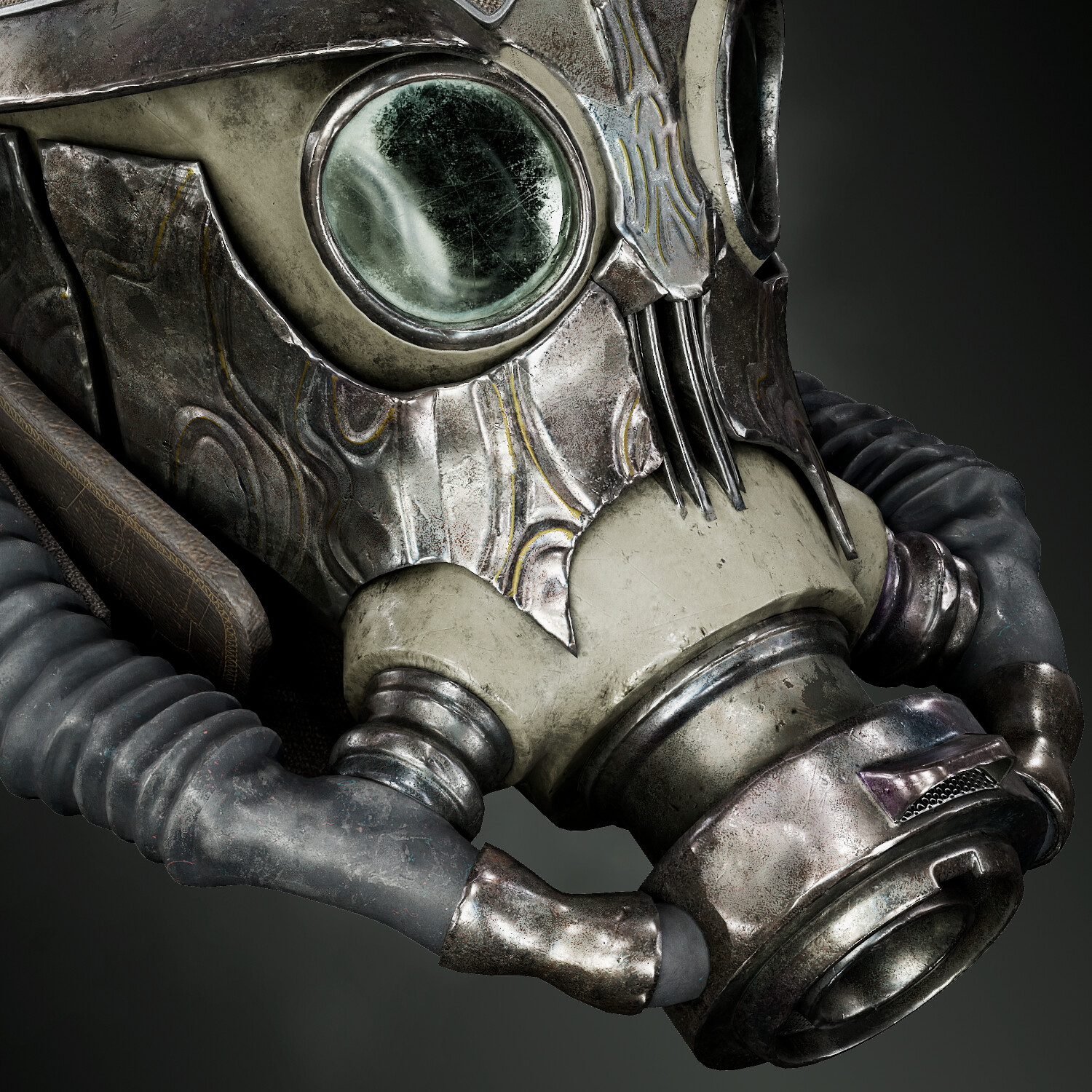 ArtStation - Écranfumée Gasmask-Helmet Concept