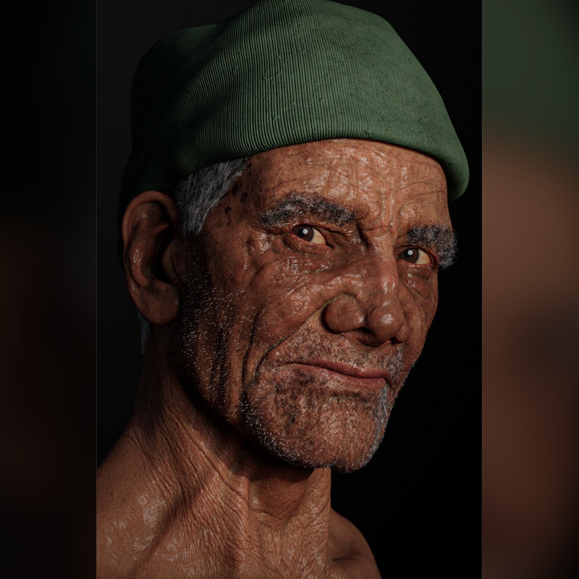 ArtStation - Old Indian Man