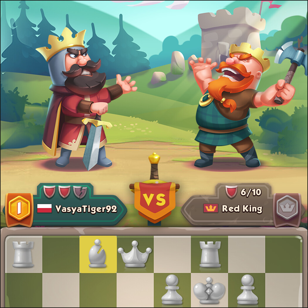 ArtStation - Kingdom Chess UI