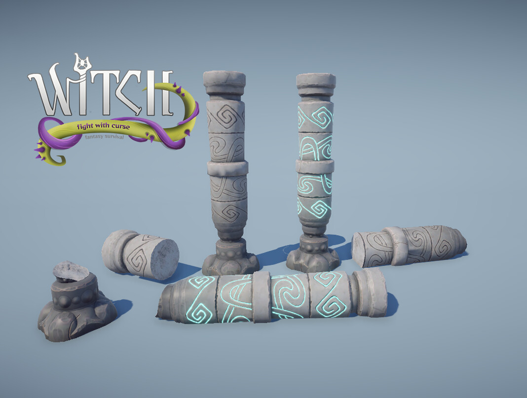 ArtStation - Witch: Fight with curse Foliage and Props