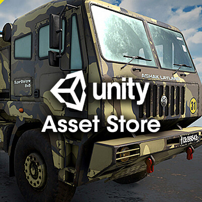 ArtStation - 6x6 Military Truck (Unity Asset Store Version)
