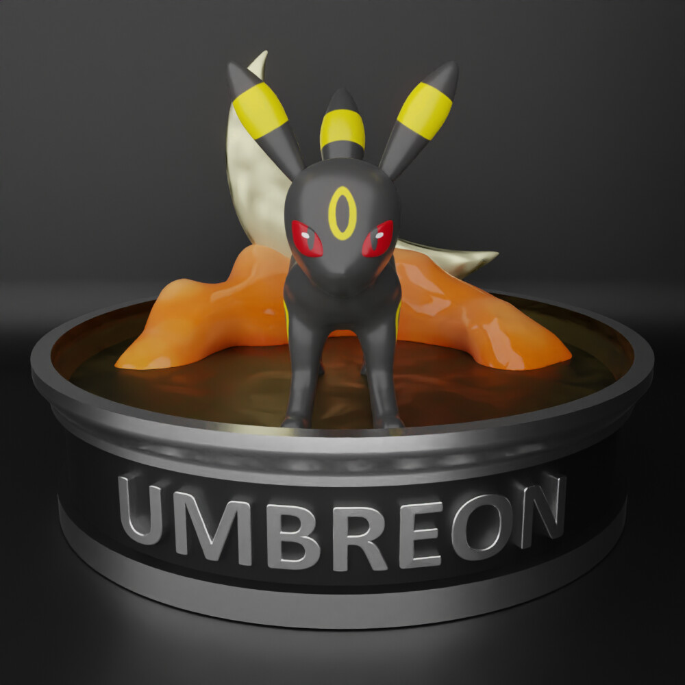 ArtStation - Pokemon Umbreon 3D