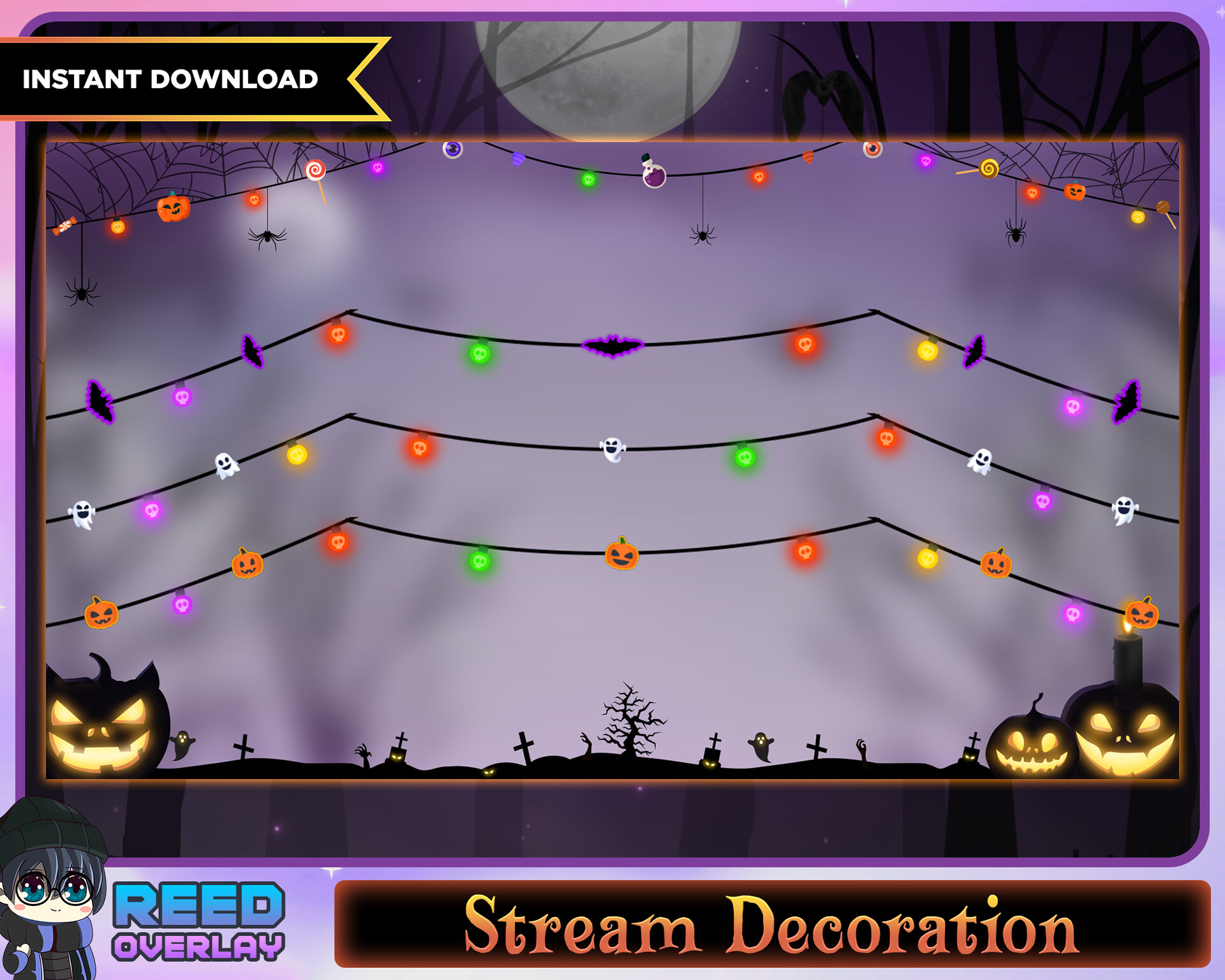 Clow Reed - Halloween Stream Decoration