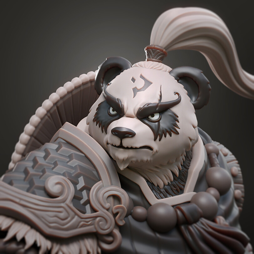 ArtStation - Summoners War - Panda Warrior