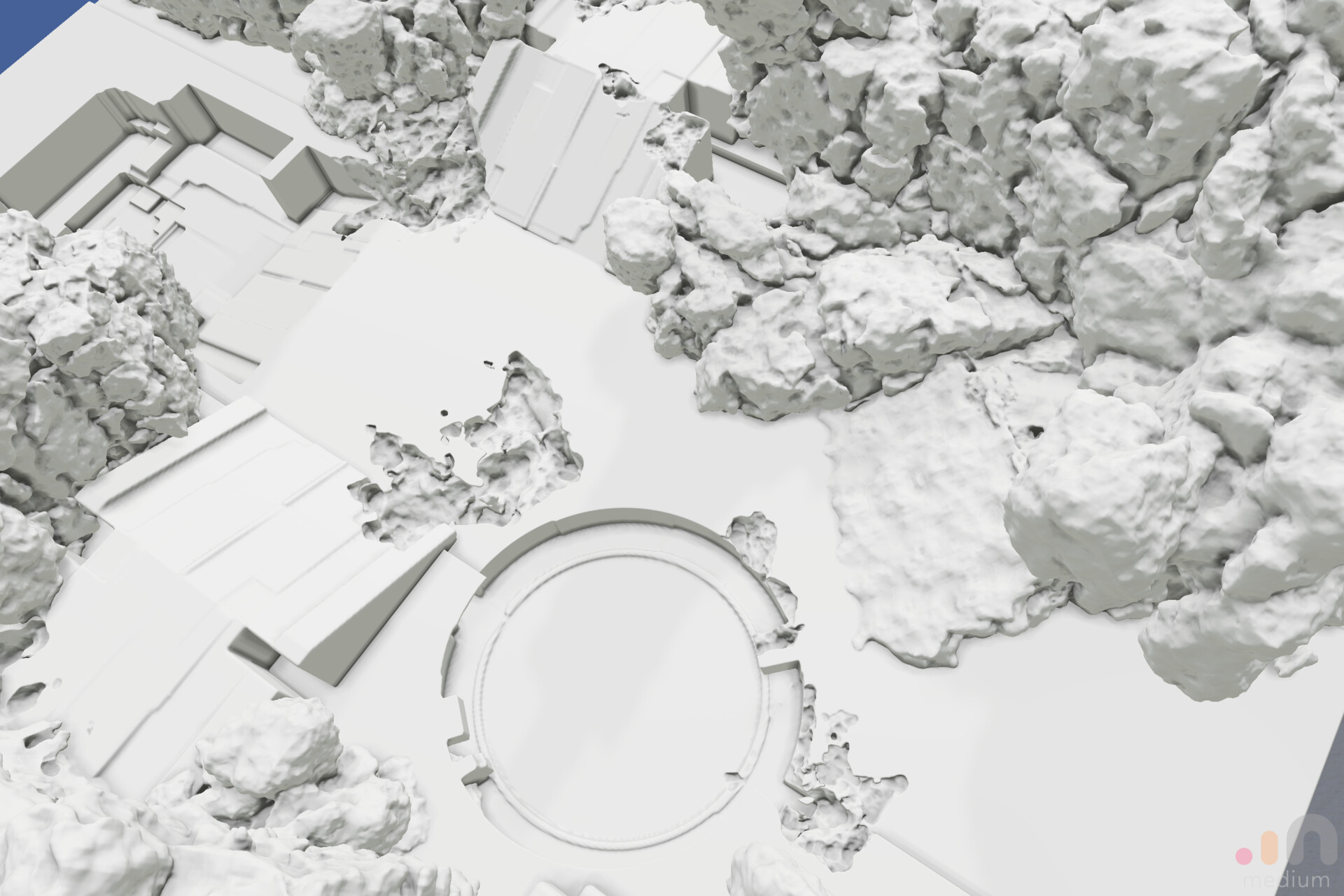 ArtStation - Research and Development_ Adobe Medium/Houdini combo