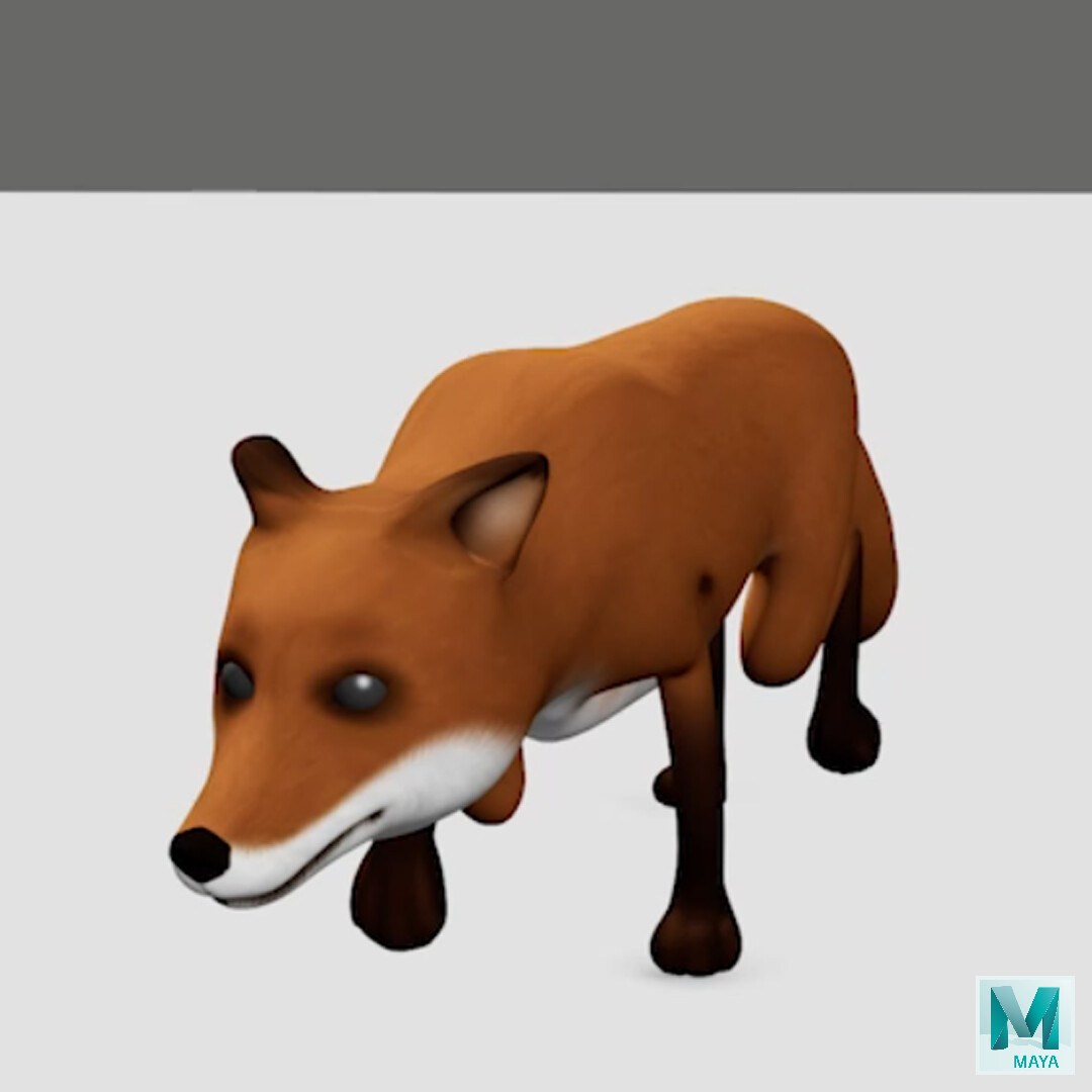 ArtStation - Fox walk cycle
