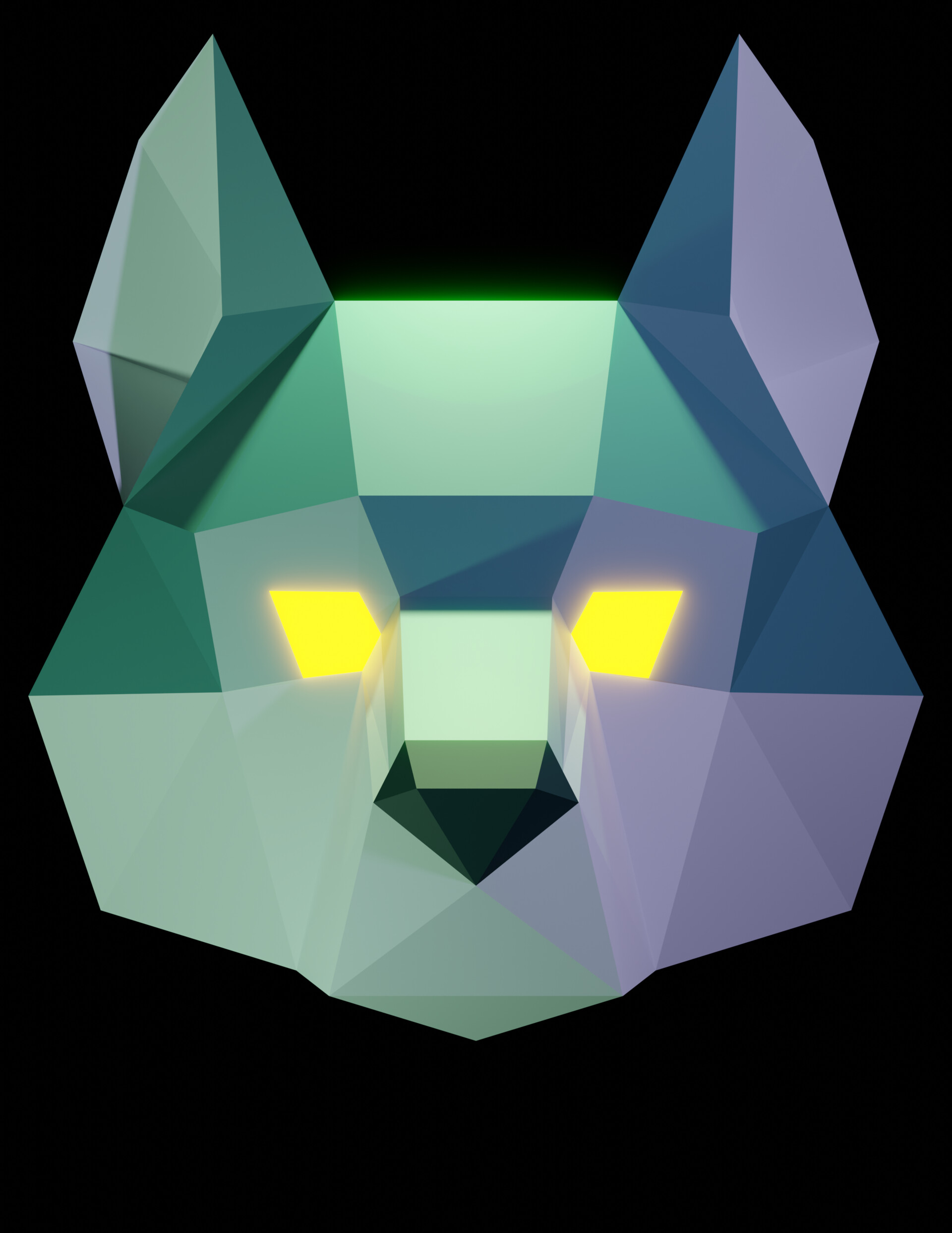 ArtStation - LOW POLY WOLF