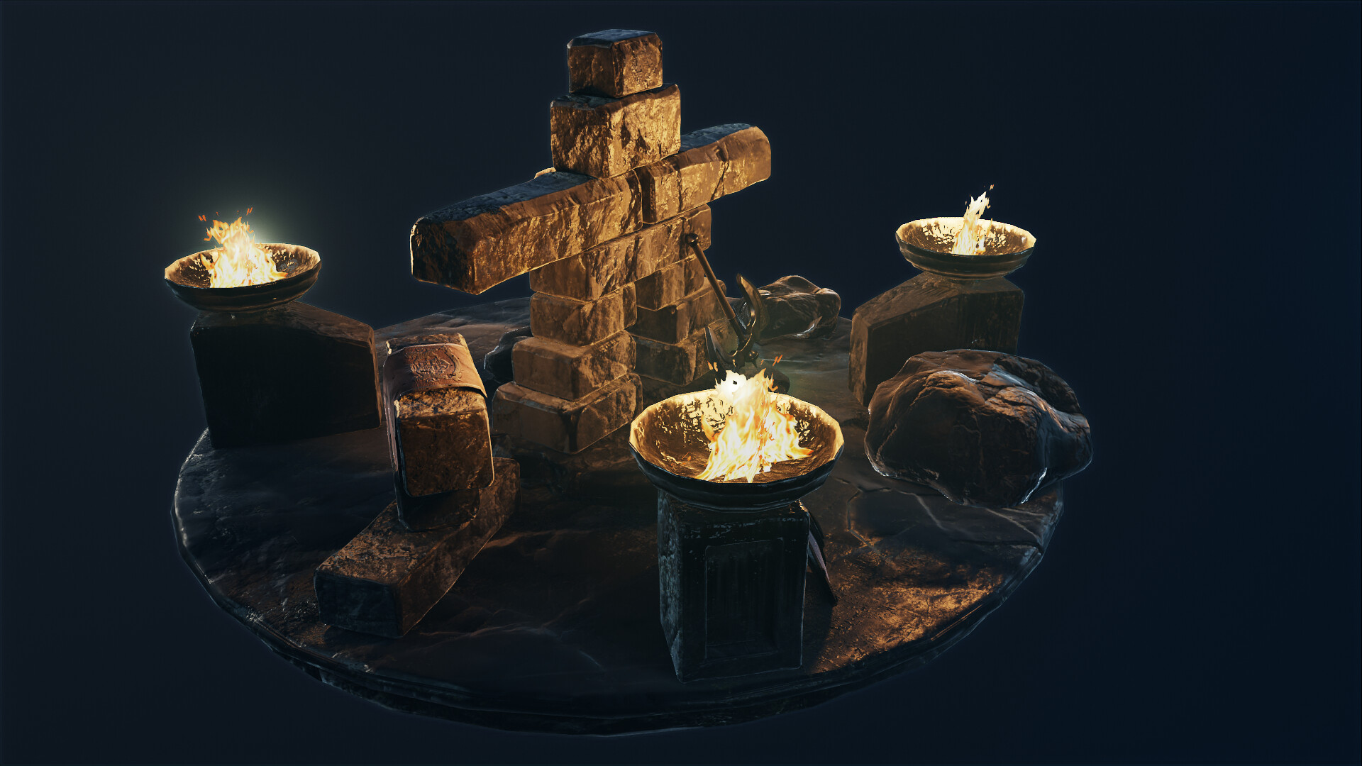 ArtStation - Stone altar