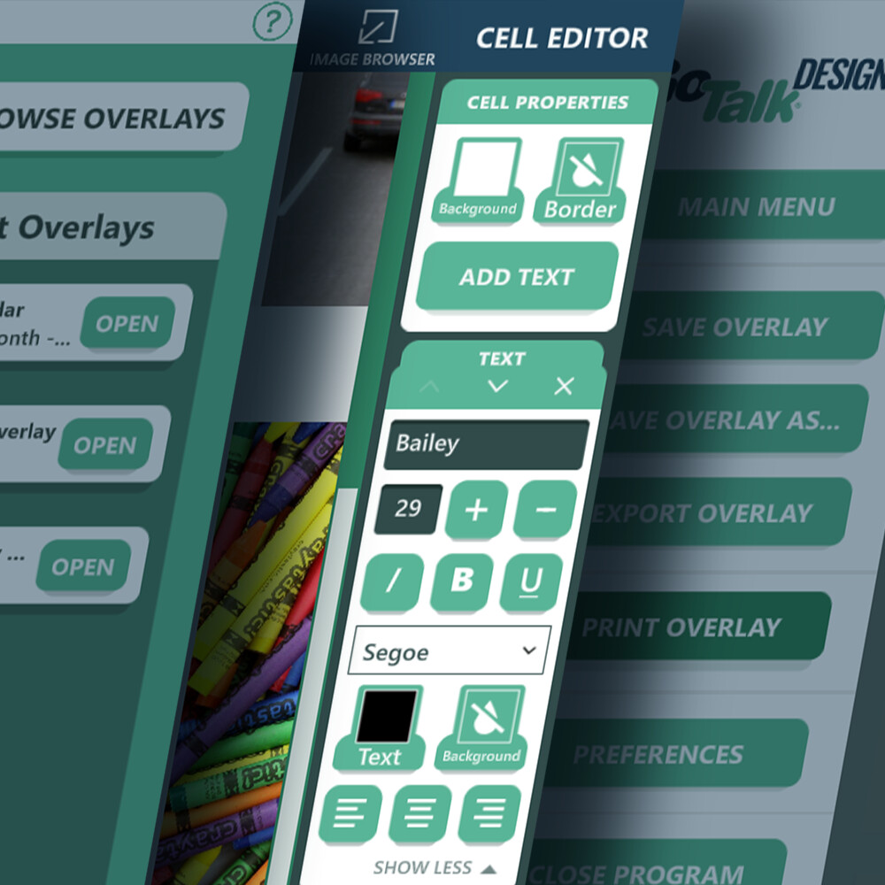 ArtStation - AAC Overlay Designer App | UX/UI Design