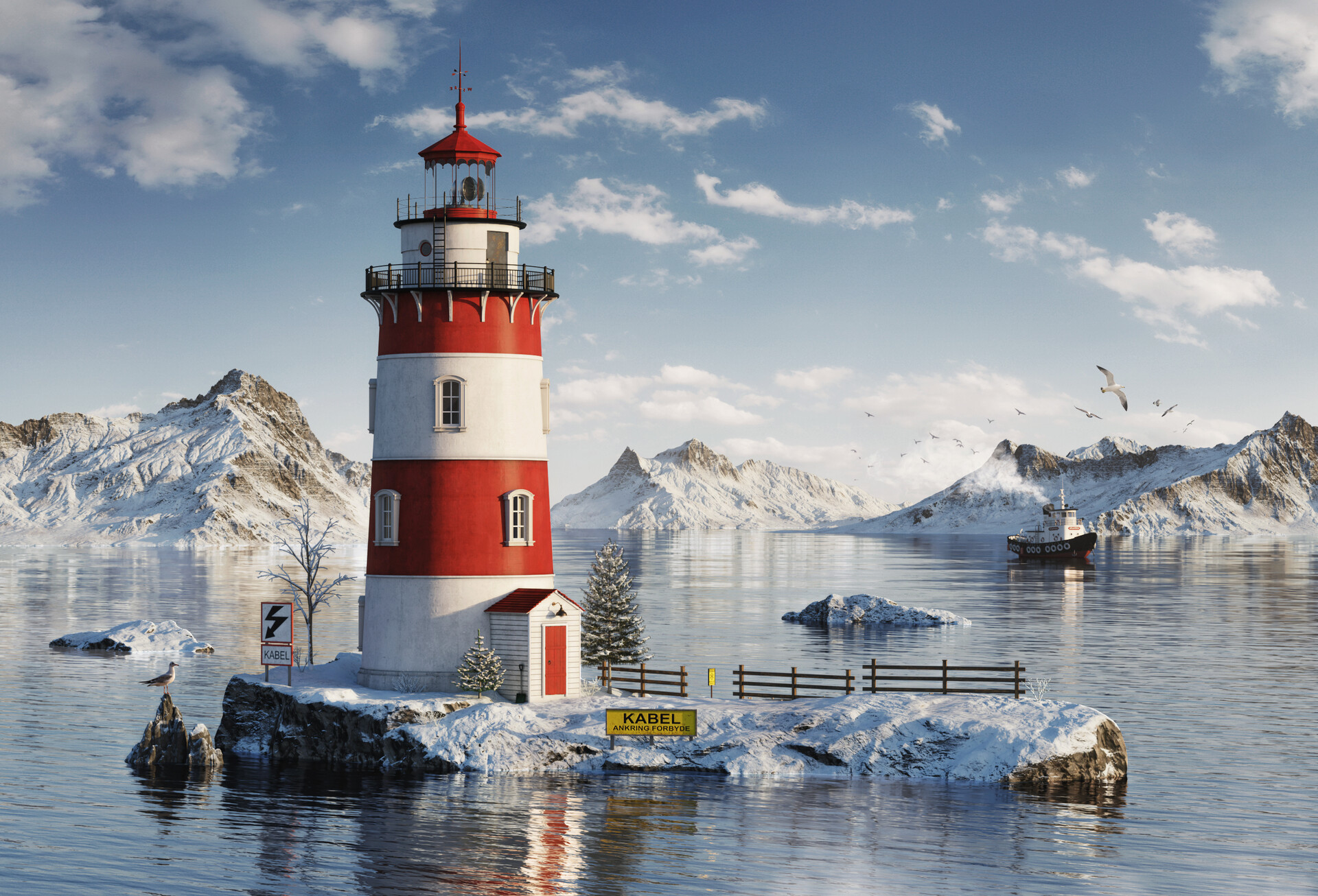 ArtStation - LIGHTHOUSE (3D RENDERING)