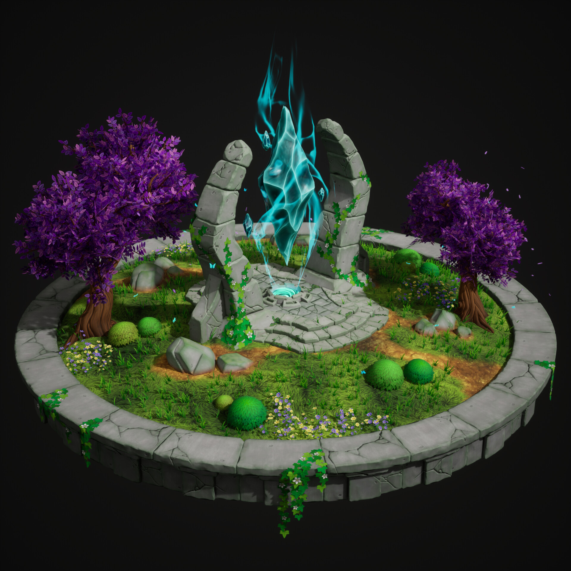 ArtStation - Stylized Altar | Diorama